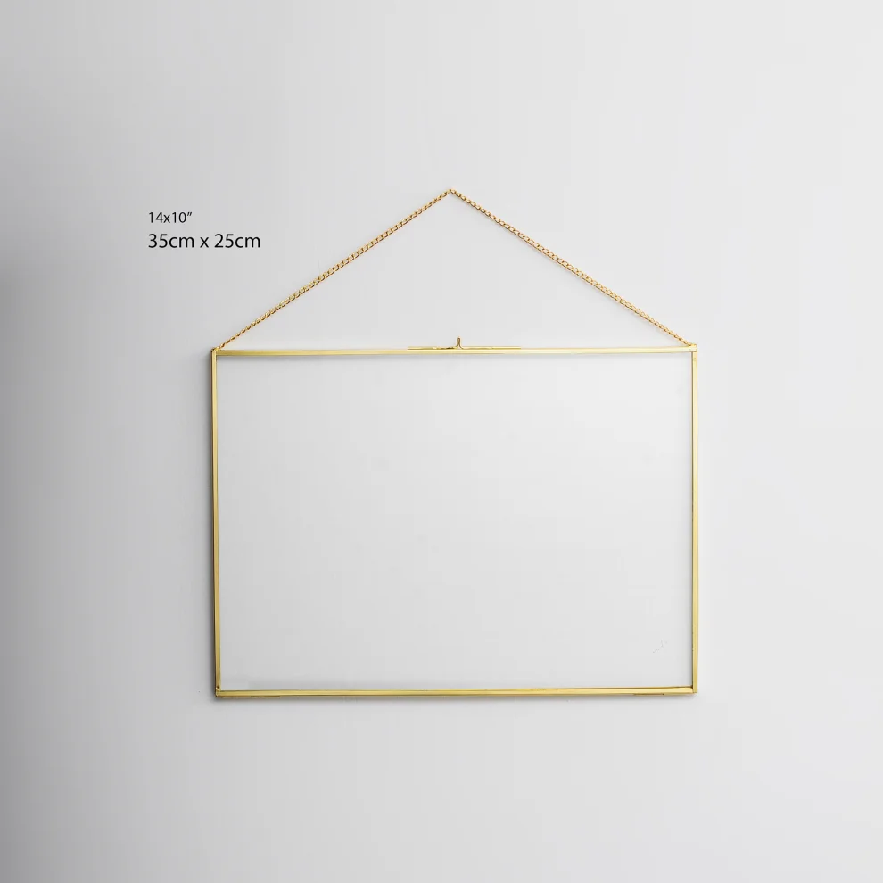 El Crea Designs - Yatay Duvar Askılı Cam Kapaklı Fotoğraf Resim ...